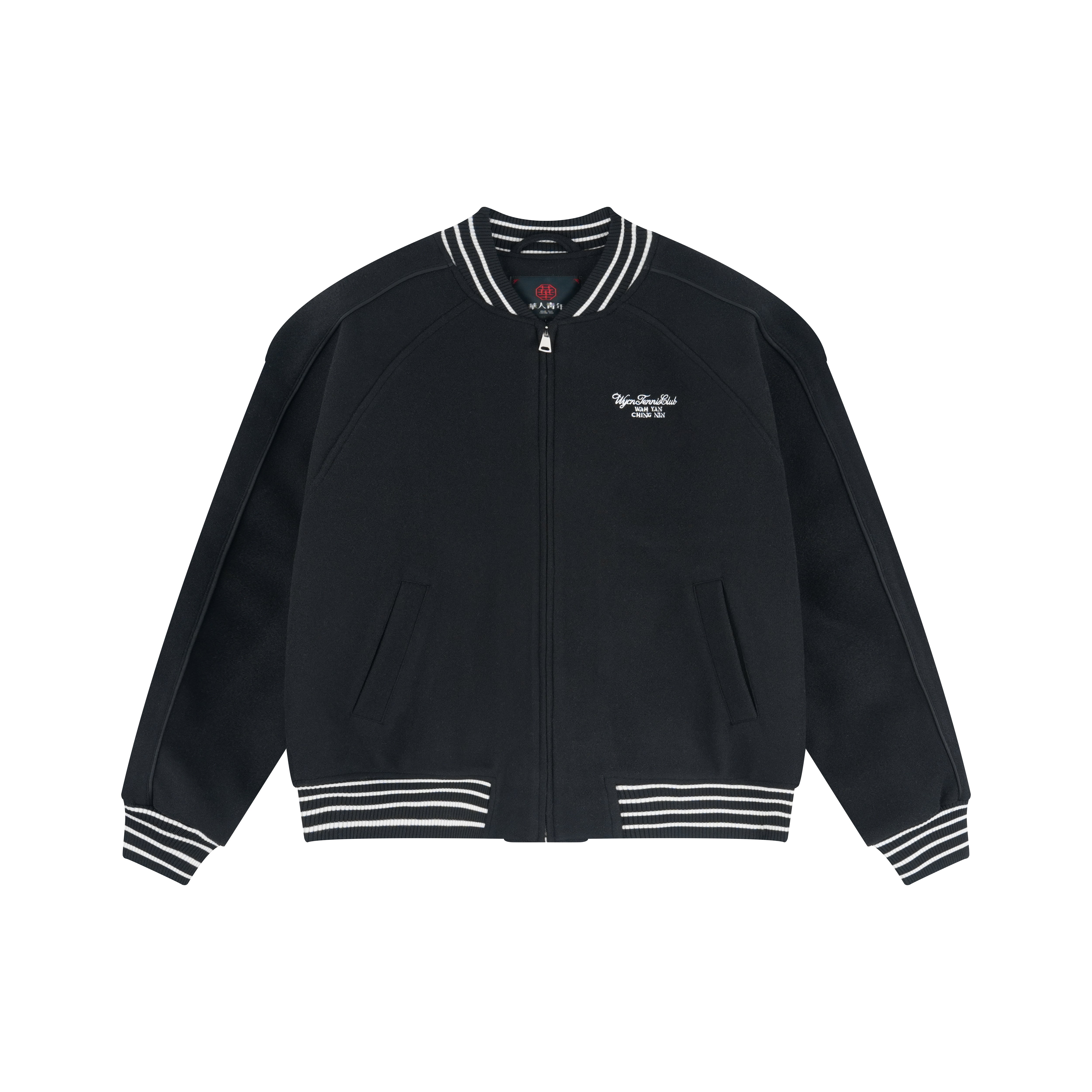 WAH YAN CHING NIN Tennis Logo Varsity Jacket – wahyanchingnin
